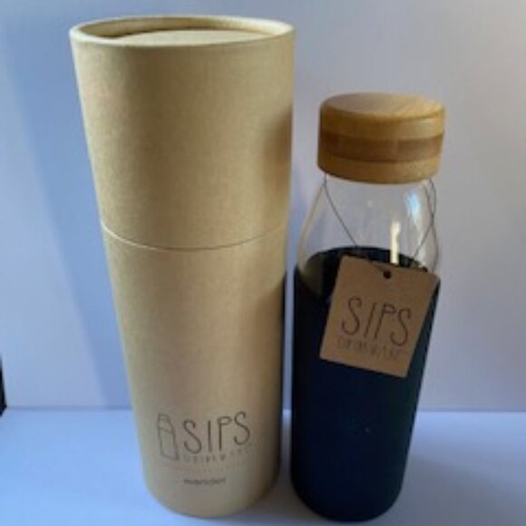 Sips Drinkware | Dining | Nib Sips Drinkware Wander Glass Water Bottle ...